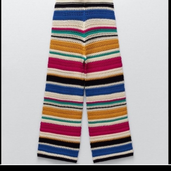 Zara | Tops | Zara Limited Edition Multicolored Knit Set | Poshmark